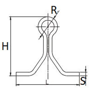 U Shaped In Ground Track for Double Bearing Wheels | AERO